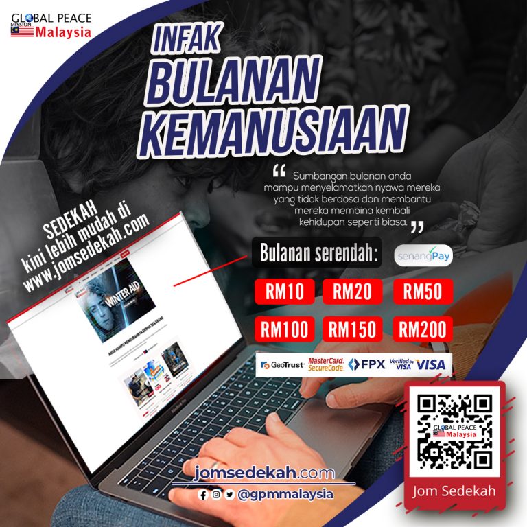 Infak Bulanan Kemanusiaan - Jom Sedekah - Global Peace Malaysia
